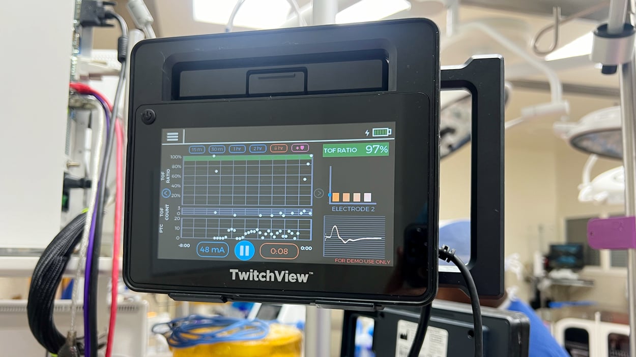 TwitchView2 | Quantitative Neuromuscular Blockade Monitor