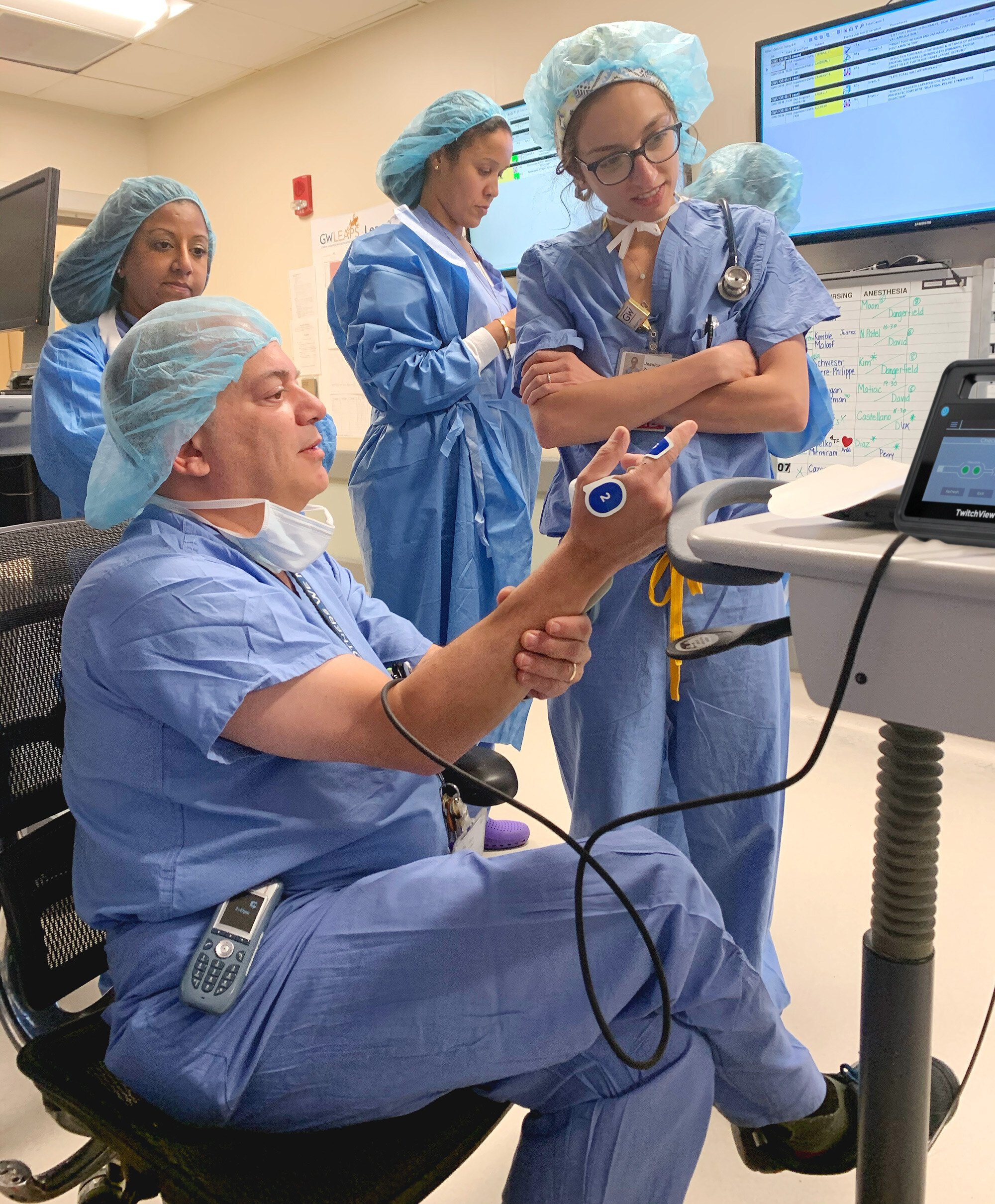 TwitchView Quantitative Neuromuscular Monitor for Neuromuscular Block